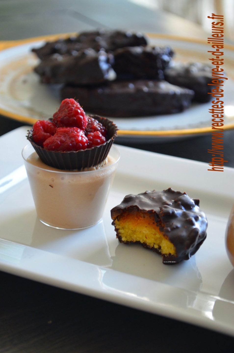 Café gourmand tout chocolat - mousse michoko et coque chocolat - Ça a ...