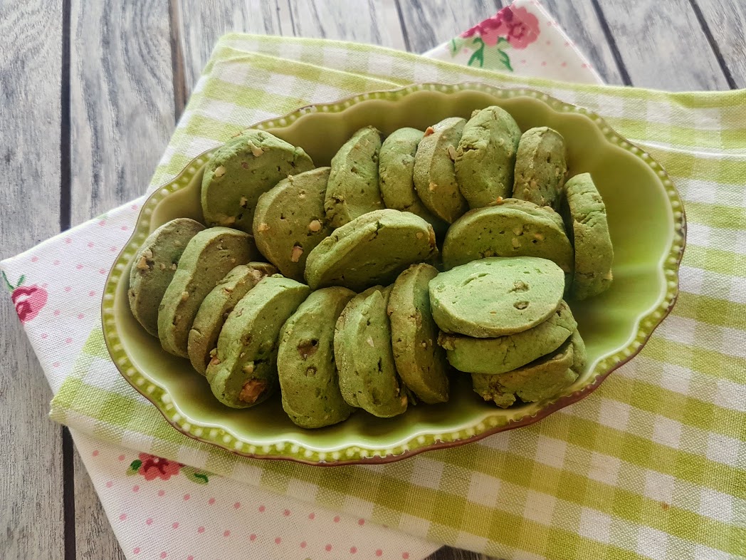 Biscuits au thé matcha - Ça a Leyre bon