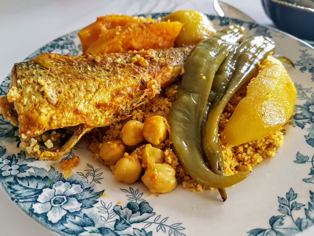 Couscous au poisson (mulet) - Ça a Leyre bon
