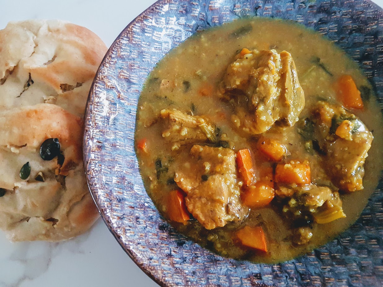 Chorba frik, au blé vert concassé - Ça a Leyre bon