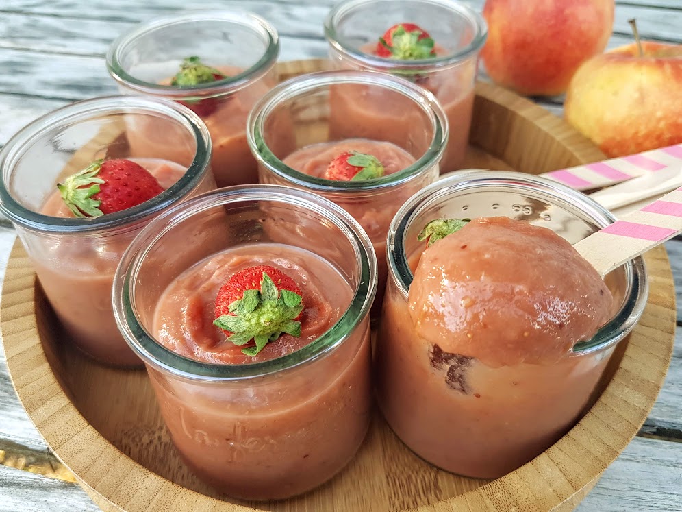 Compote pommes fraises - Ça a Leyre bon