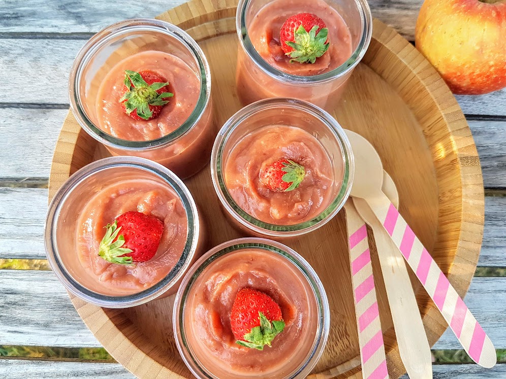 Compote pommes fraises - Ça a Leyre bon