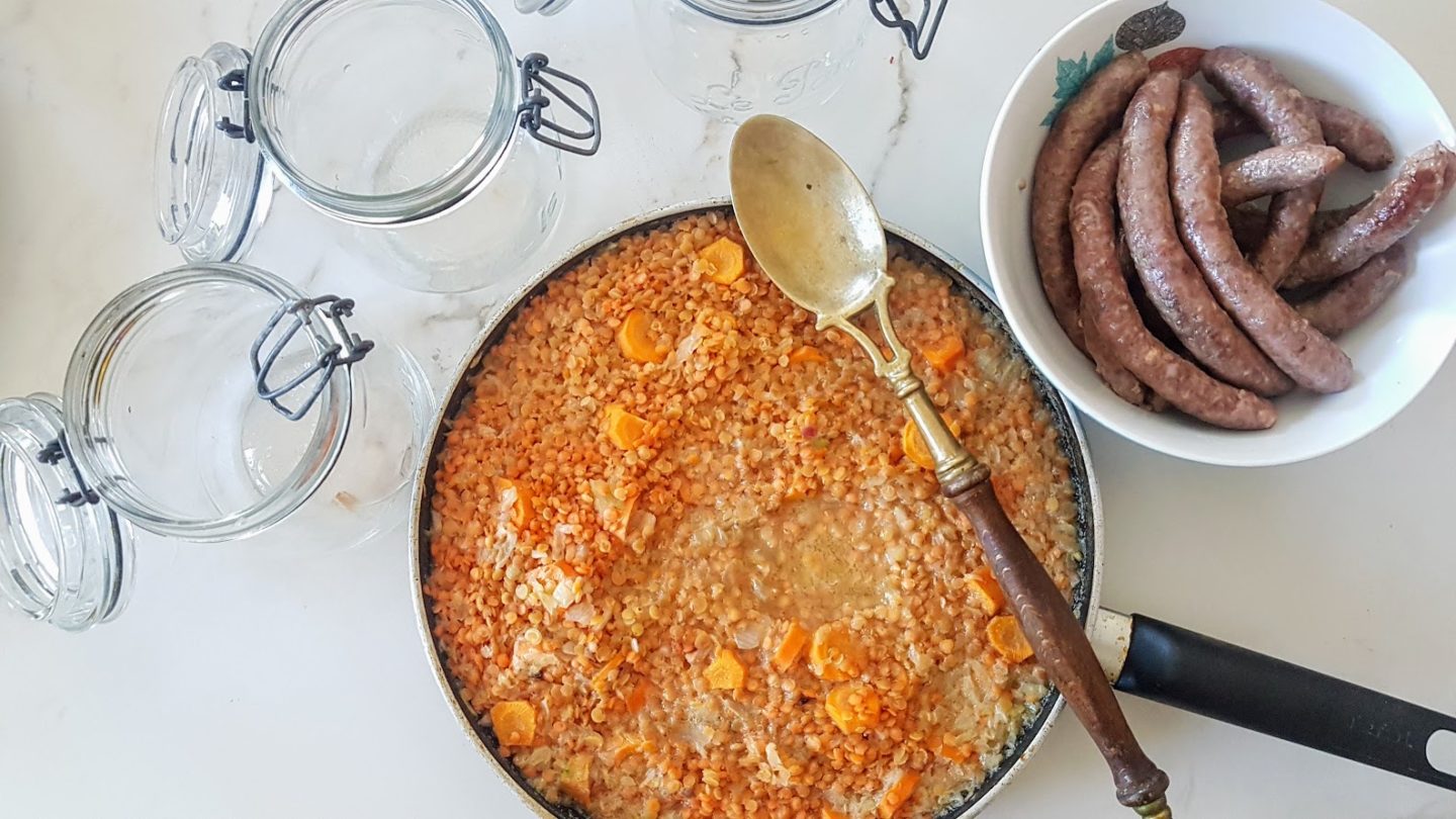 Conserves lentilles aux saucisses stérilisées - Ça a Leyre bon