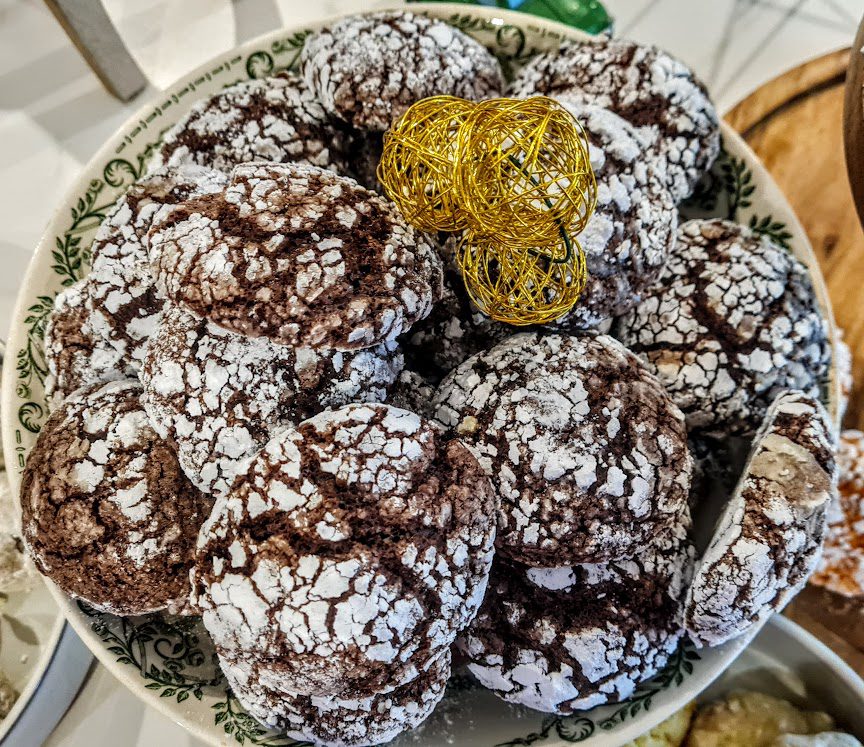 Biscuits craquelés au chocolat, crinkles - Ça a Leyre bon