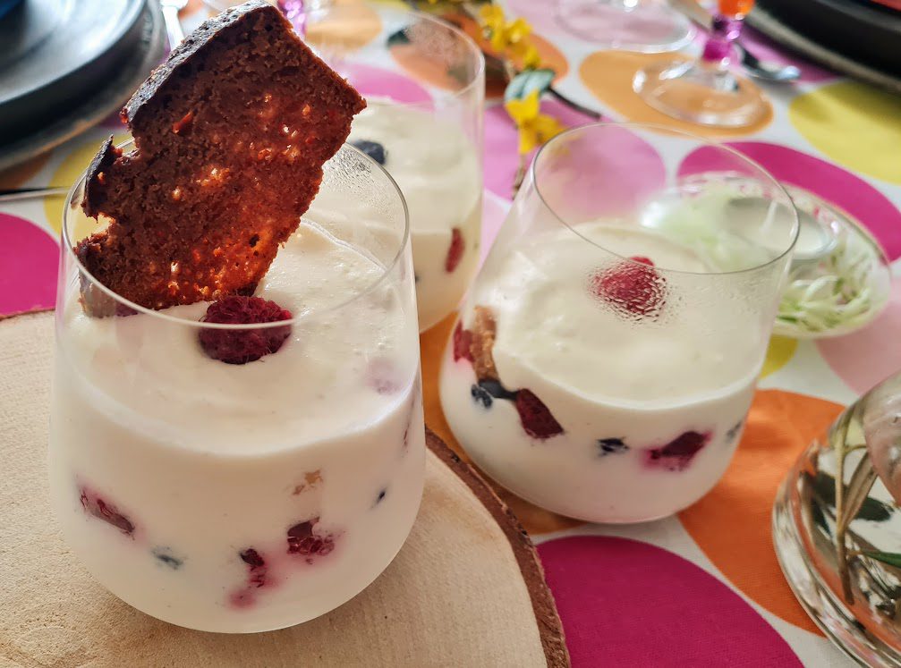 Tiramisu au pain d'épices et aux framboises - Ça a Leyre bon