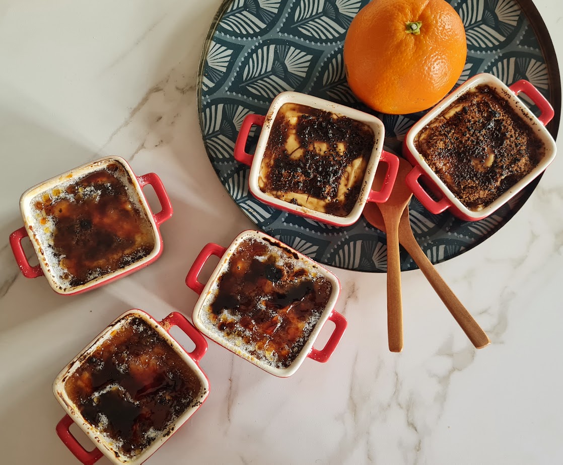 Crème catalane à l'orange, skyr - Ça a Leyre bon