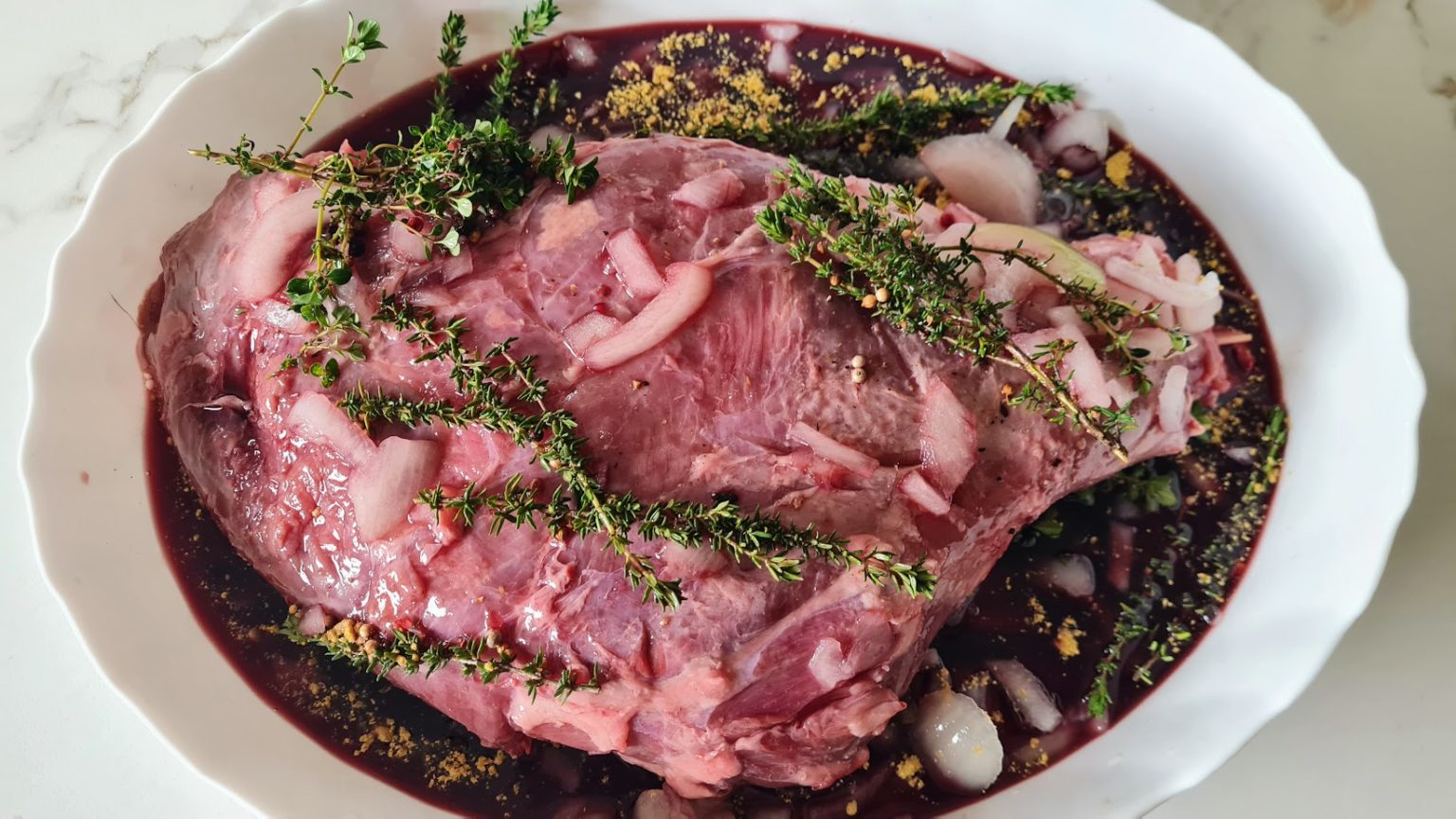 Cuissot de sanglier rôti - Ça a Leyre bon