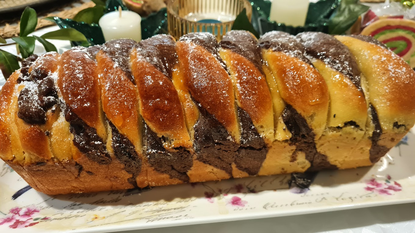 Brioche des rois fourrée au chocolat, pao de rei - Ça a Leyre bon